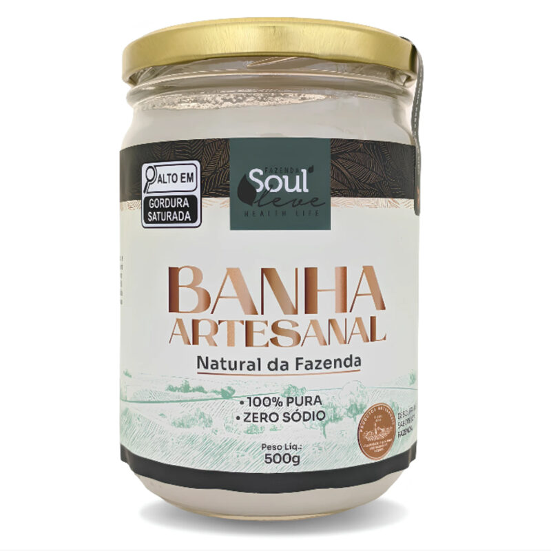 Banha de Porco Artesanal 500g – Soul Leve - Empório Cazarini